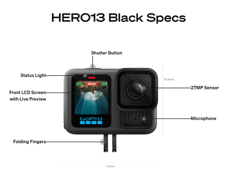 GoPro Hero 13 Black - HT Camera